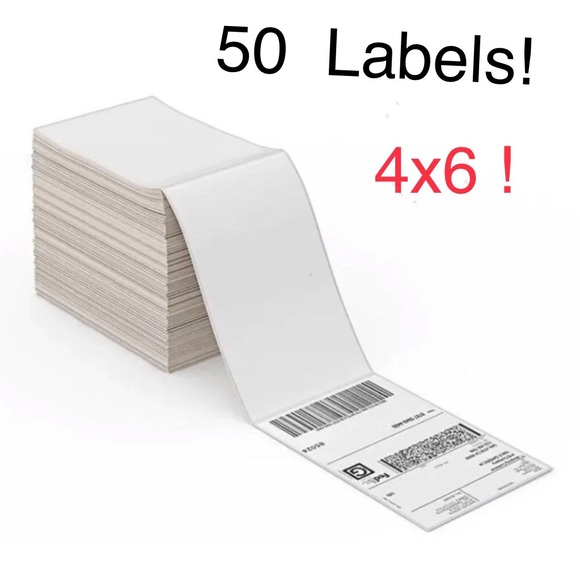Office | 5 Shipping Labels Blank Self Stick Postage Label | Poshmark